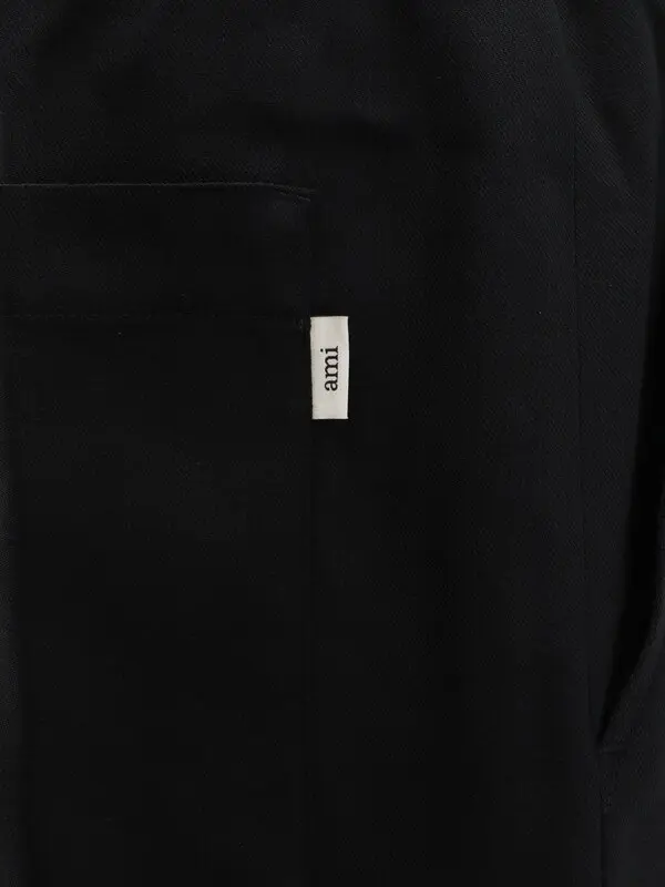 AMI Paris Virgin Wool Trousers