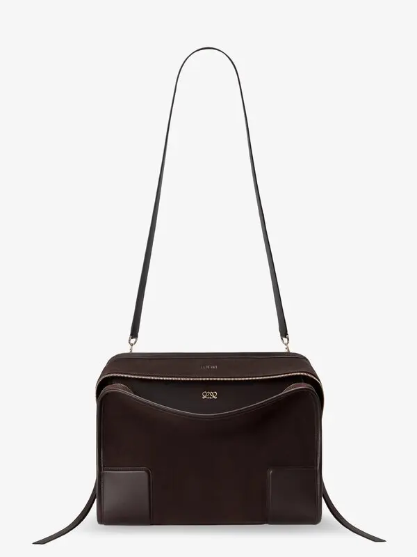 Loewe Amazona 180 Suede Handbag