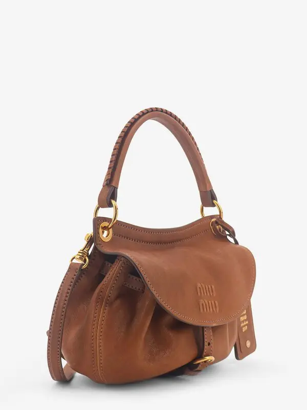 Miu Miu Rendezvous Leather Handbag