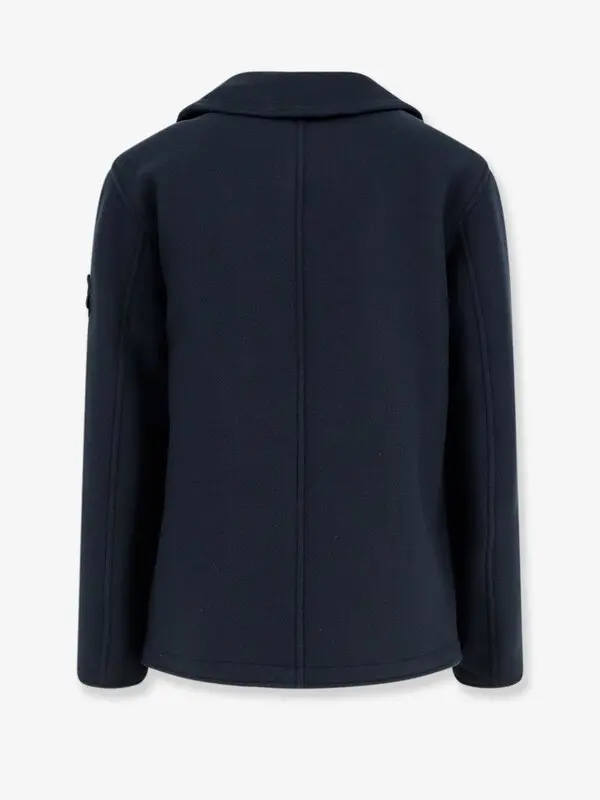 Stone Island Wool Blend Coat
