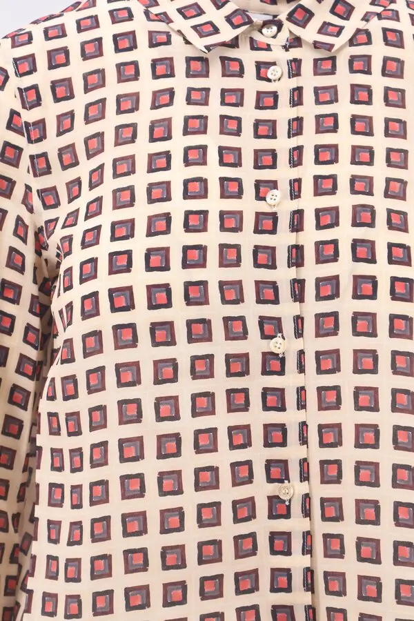 Aspesi Printed Silk Shirt