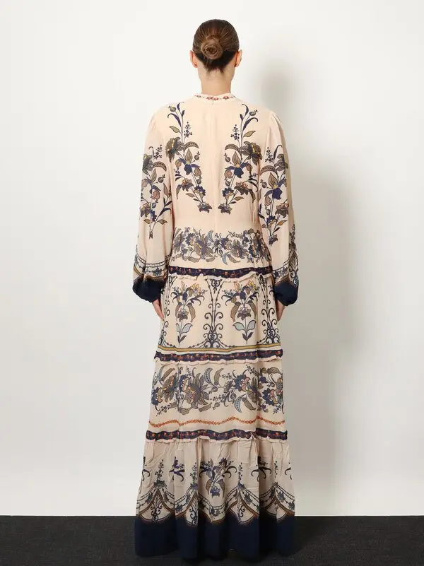 Farm Rio Liz Viscose Long Dress