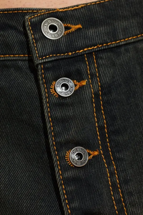 Off-White Flared Leg Jeans