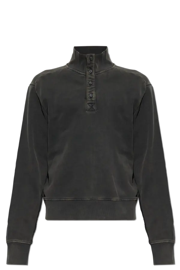 ENTIRE STUDIOS Sweatshirt With A Button-up Collar