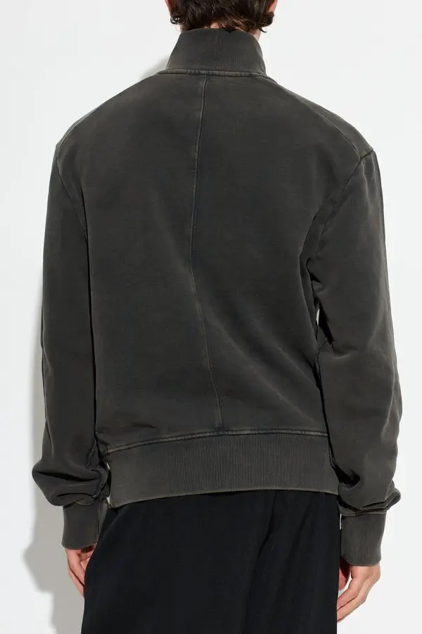 ENTIRE STUDIOS Sweatshirt With A Button-up Collar