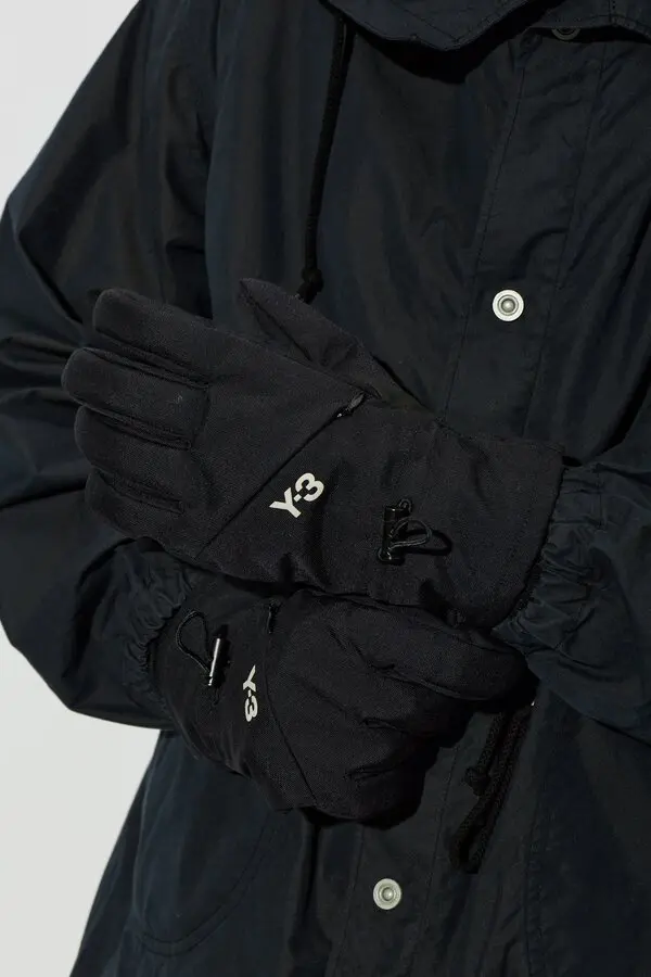 Y3 Gloves With Logo