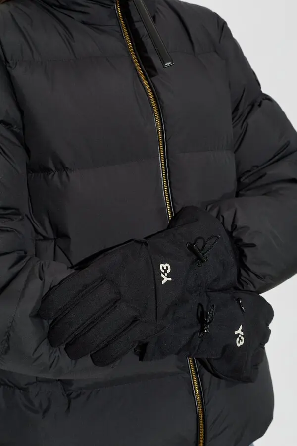 Y3 Gloves With Logo