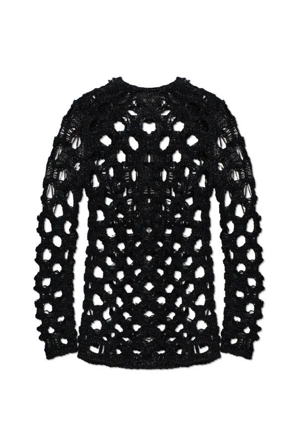 Comme Des Garçons Sweater With A ‘vintage’ Effect - Black