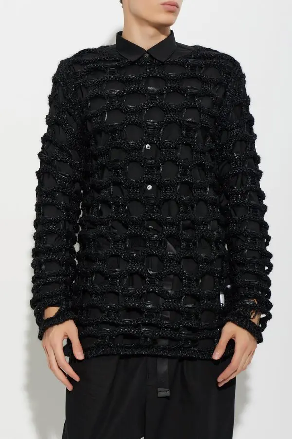 Comme Des Garçons Sweater With A ‘vintage’ Effect