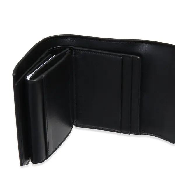 Celine Calfskin Compact Triomphe Flap Wallet