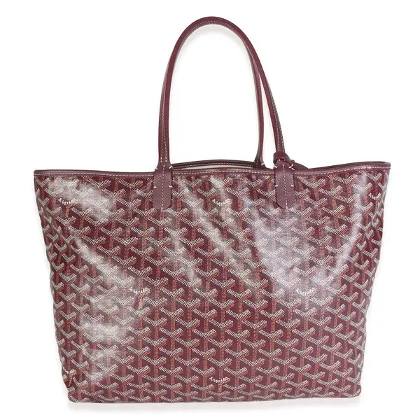 Goyard Burgundy Goyardine Canvas Dragon Fly Saint Louis Pm