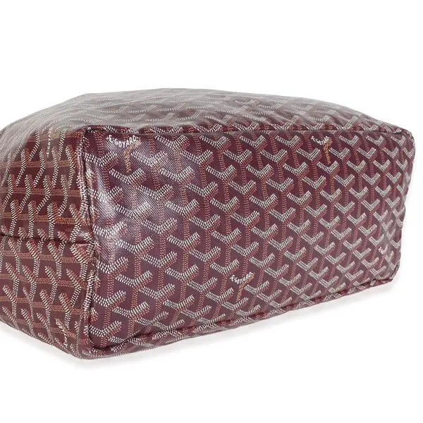 Goyard Burgundy Goyardine Canvas Dragon Fly Saint Louis Pm