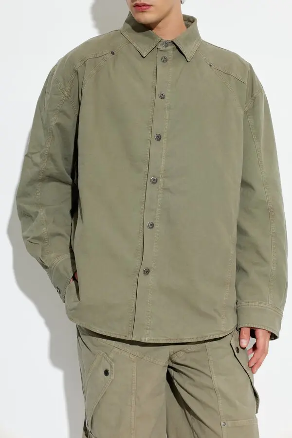Off-White Insulated Jacket With Embroidered Logo