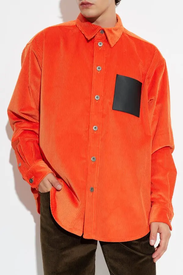 Loewe Corduroy Shirt With Logo
