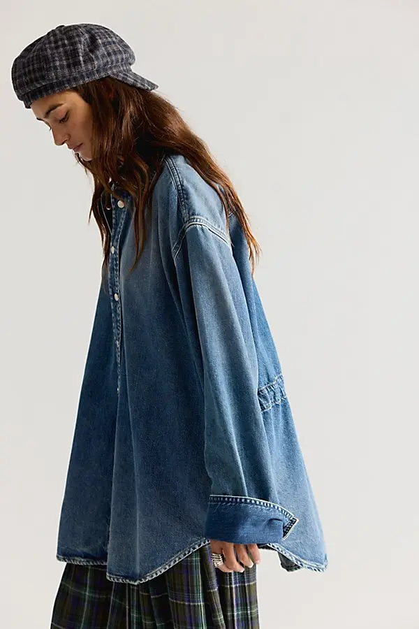 HAIKURE Victoria Oversized Denim Button Down