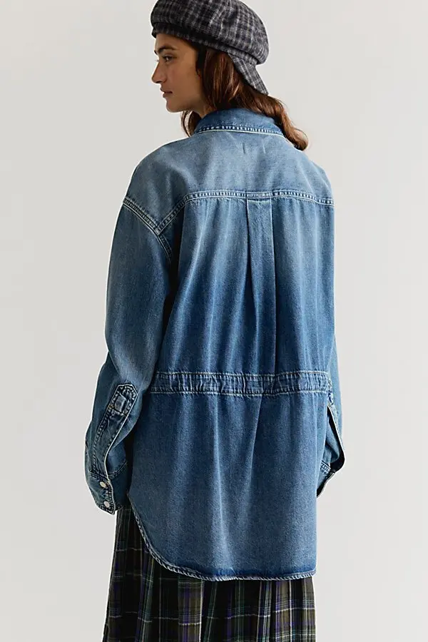 HAIKURE Victoria Oversized Denim Button Down