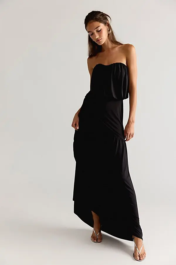 THIRD FORM Withheld Strapless Maxi Dress