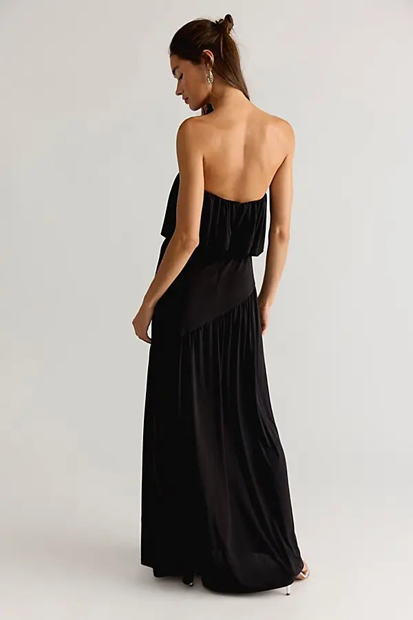 THIRD FORM Withheld Strapless Maxi Dress