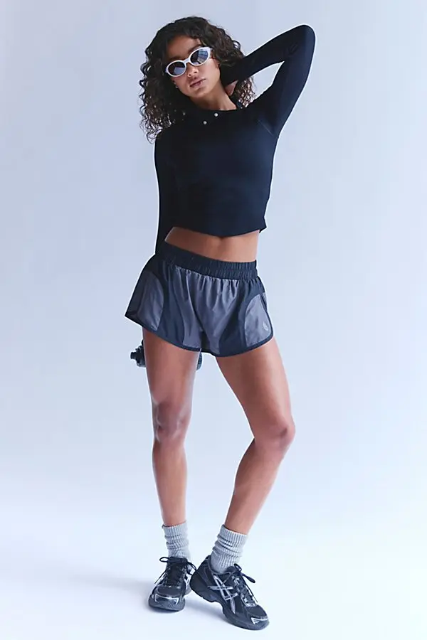 Free People All For One Shorts - Black Combo