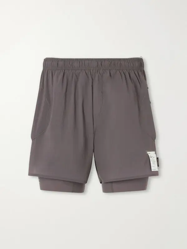 Satisfy Rippy&trade; Layered 5" Cordura&reg; And Justice&trade; Running Shorts - Gray