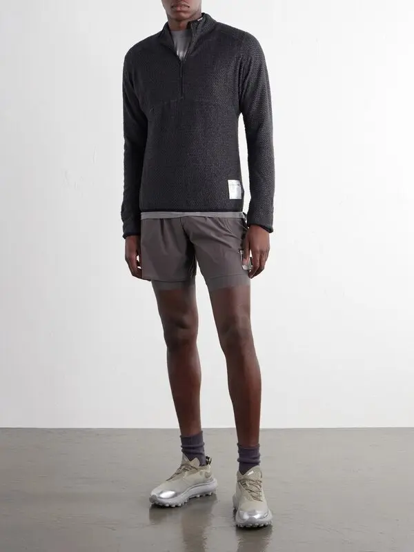 Satisfy Rippy&trade; Layered 5" Cordura&reg; And Justice&trade; Running Shorts - Gray