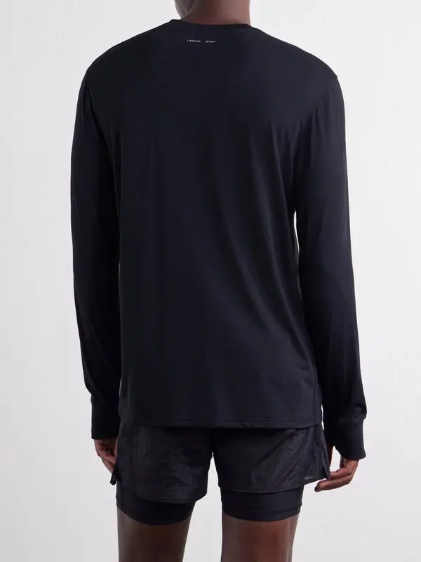 Literary Sport Walker Wool And Coolmax®-blend Running Jacket