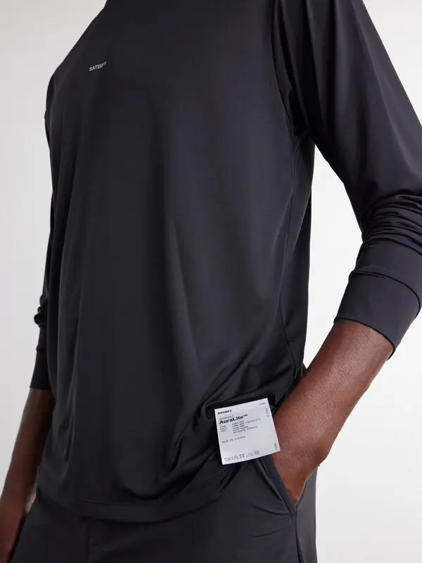 Satisfy Logo-print Recycled Auralite™ T-shirt