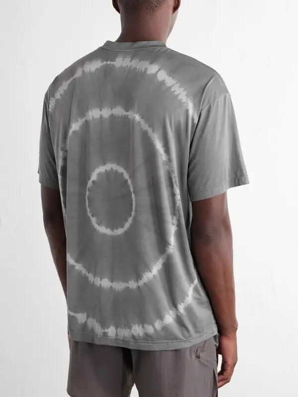 Satisfy Logo-print Tie-dyed Auralite™ T-shirt