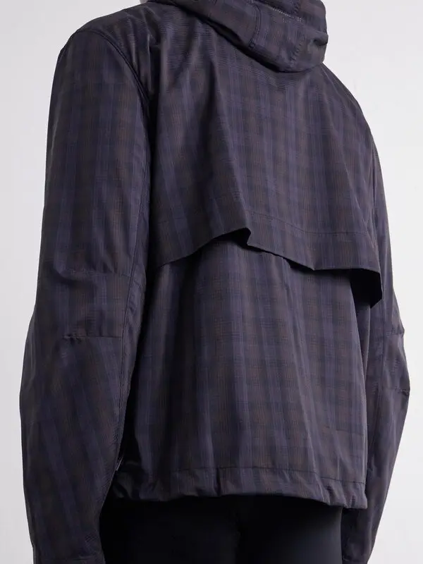 Literary Sport Ashbery Checked Shell Jacket