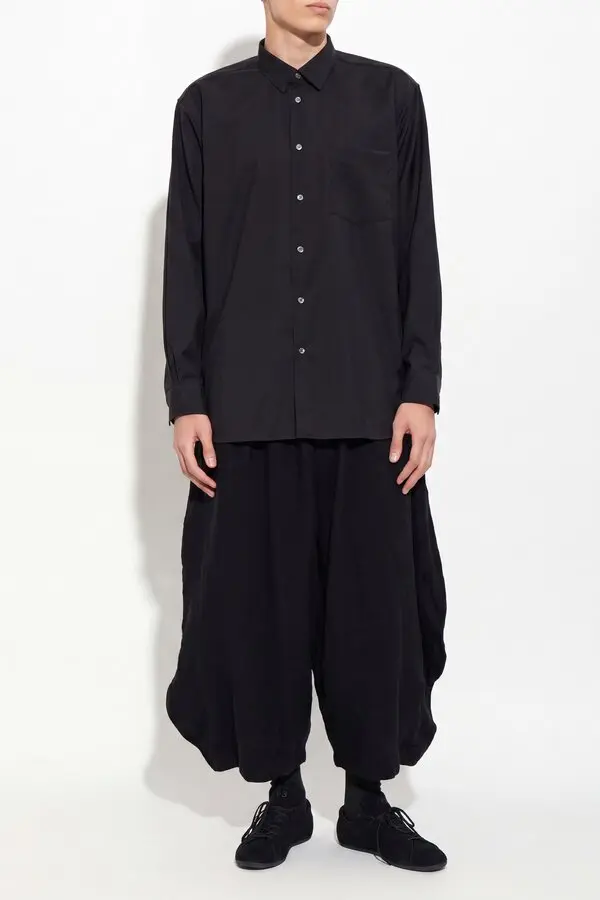 Comme Des Garçons Wool Wide-leg Trousers