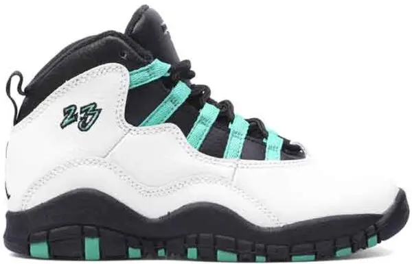 JORDAN 10 Retro - White/verde/black