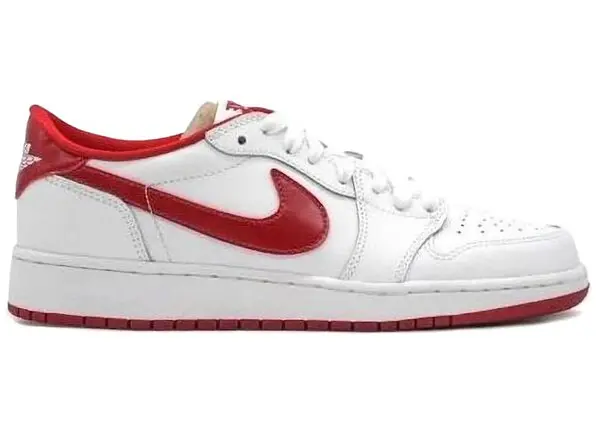 JORDAN 1 Retro Low Bg - White/varsity Red