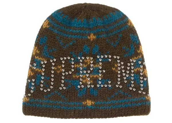 Supreme Studded Fair Isle Beanie