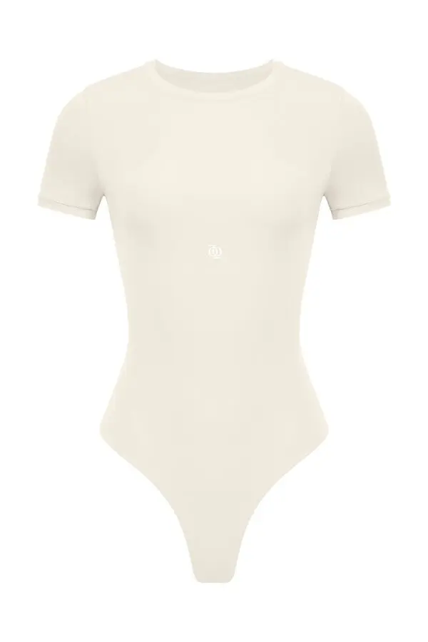 GOD SAVE QUEENS Second Skin T-shirt Bodysuit Vanilla
