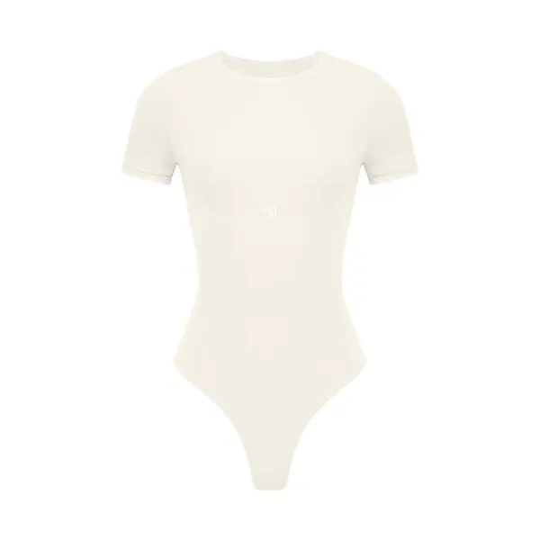 GOD SAVE QUEENS Second Skin T-shirt Bodysuit Vanilla - White