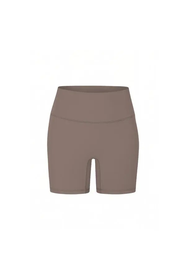 GOD SAVE QUEENS Second Skin Studio Biker Shorts Mushroom - Brown