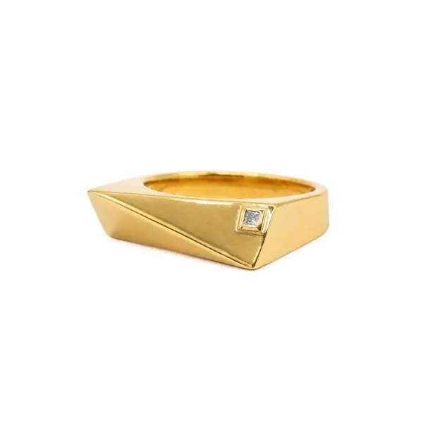 CIER Flex Diamond Ring - Gold