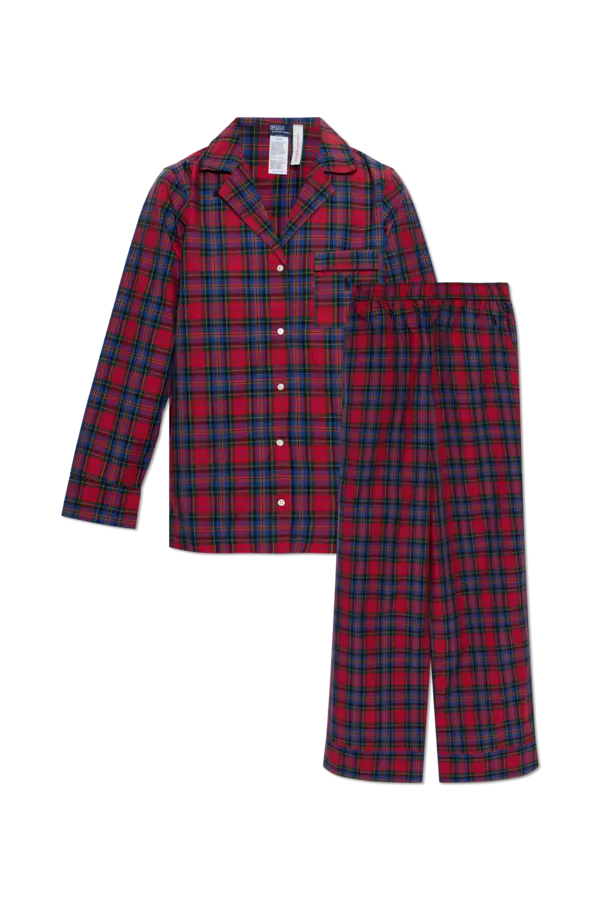 Polo Ralph Lauren Two-piece Pajamas With Logo