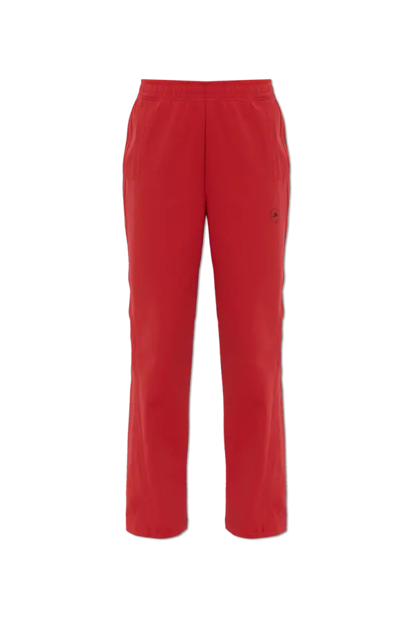 Adidas By Stella McCartney Pants With Logo - Red