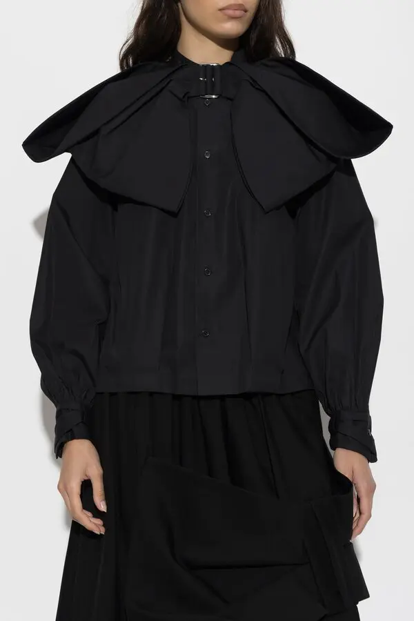 Comme Des Garçons Shirt With Decorative Bow