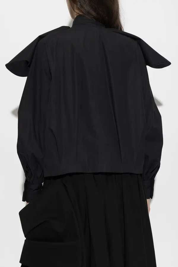 Comme Des Garçons Shirt With Decorative Bow