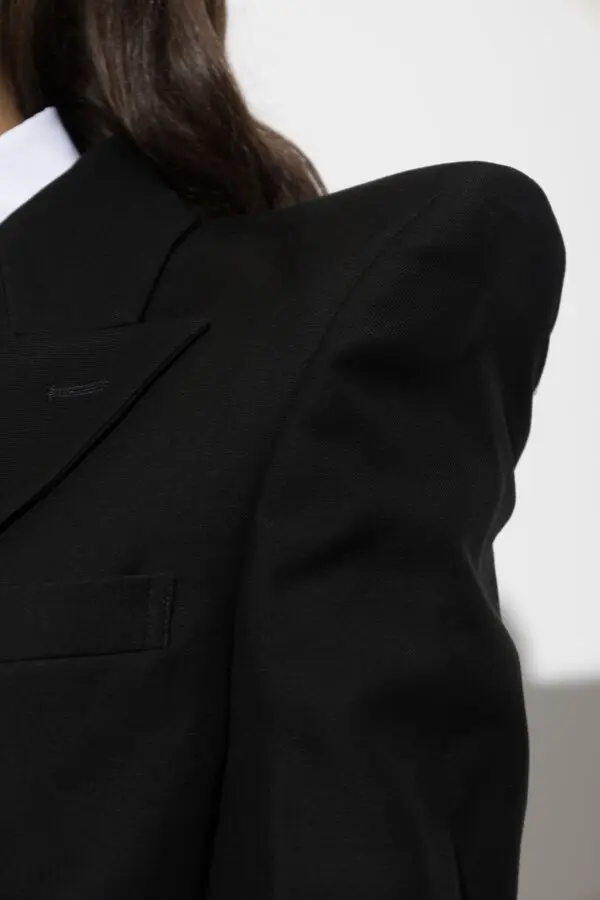 Comme Des Garçons Wool Double-breasted Blazer