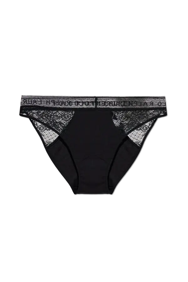 Polo Ralph Lauren Lace Briefs - Black