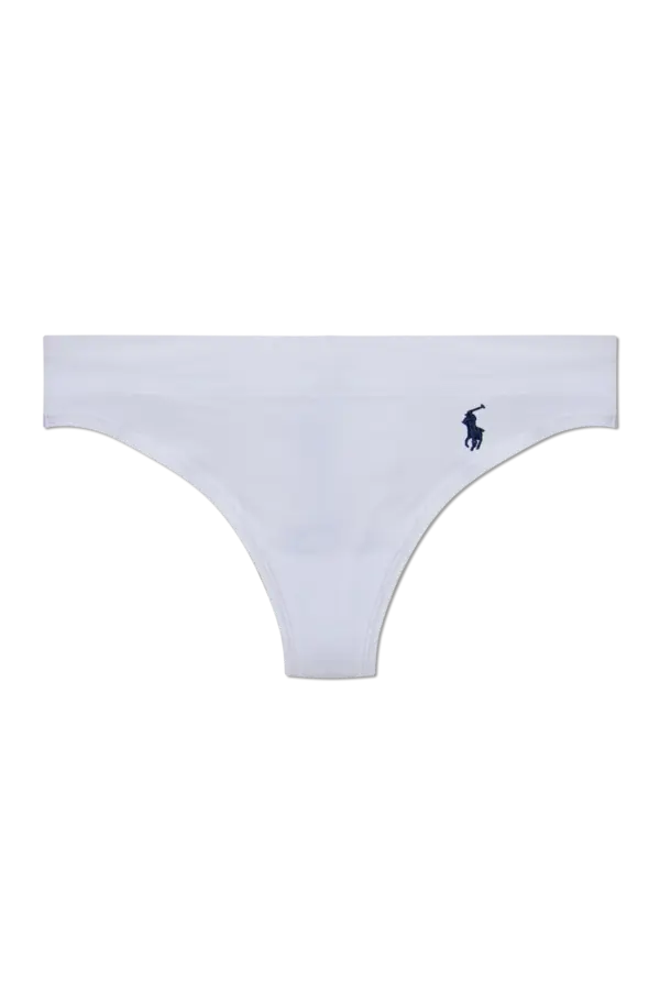 Polo Ralph Lauren Cotton Thong With Logo