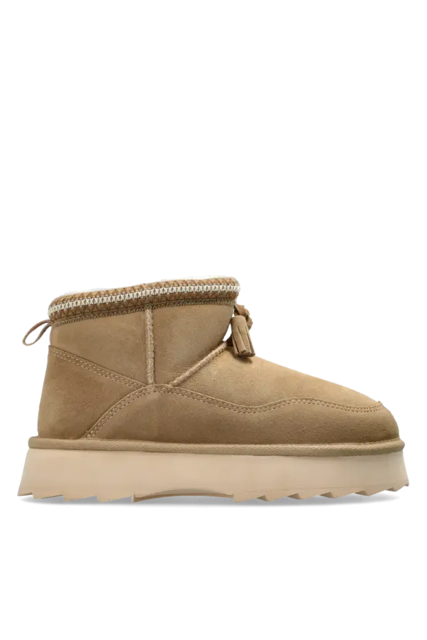 EMU AUSTRALIA Suede ‘mim’ Snow Boots On A Platform