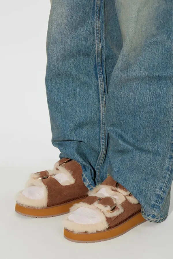 EMU AUSTRALIA Suede 'cabello' Platform Slides