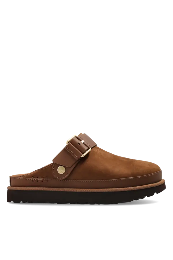 UGG Leather ‘goldenstar Villa Clog’ Shoes - Brown