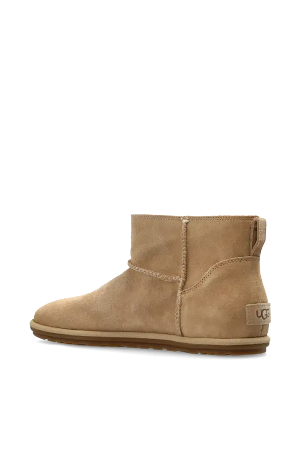 UGG Suede Ankle Boots ‘classic Mini Deconstructed