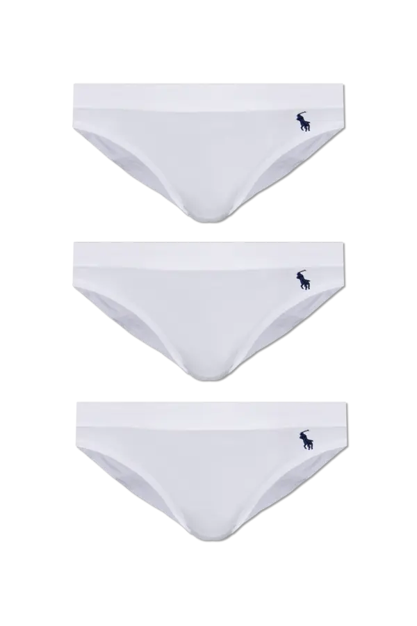 Polo Ralph Lauren Three-pack Of Cotton Briefs With Logo