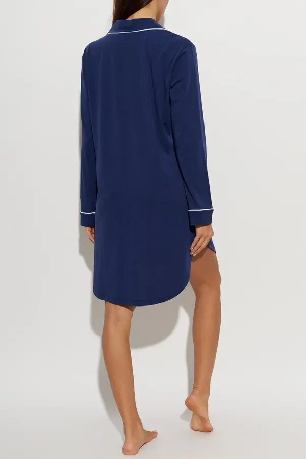 Polo Ralph Lauren Nightdress With Logo - Navy Blue